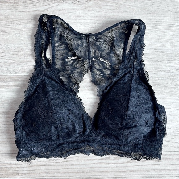 Auden | Intimates & Sleepwear | Auden Lightly Lined Bralette Black Lace ...